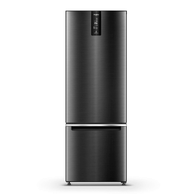 Whirlpool 325 Ltr IFPRO BM INV 340 ELT+ STEEL ONYX Double Door ...