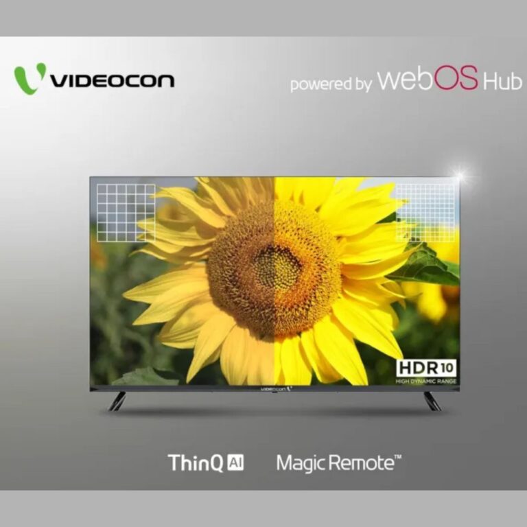 Videocon 72" Bezel Less 4K UHD HDR webOS Smart LED TV with ThinQ and ...