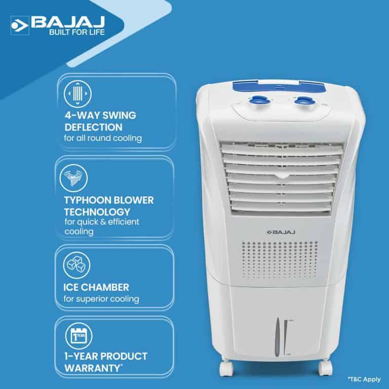 Bajaj Frio New Personal 23L Mini Air Cooler - Online Electronic Store ...