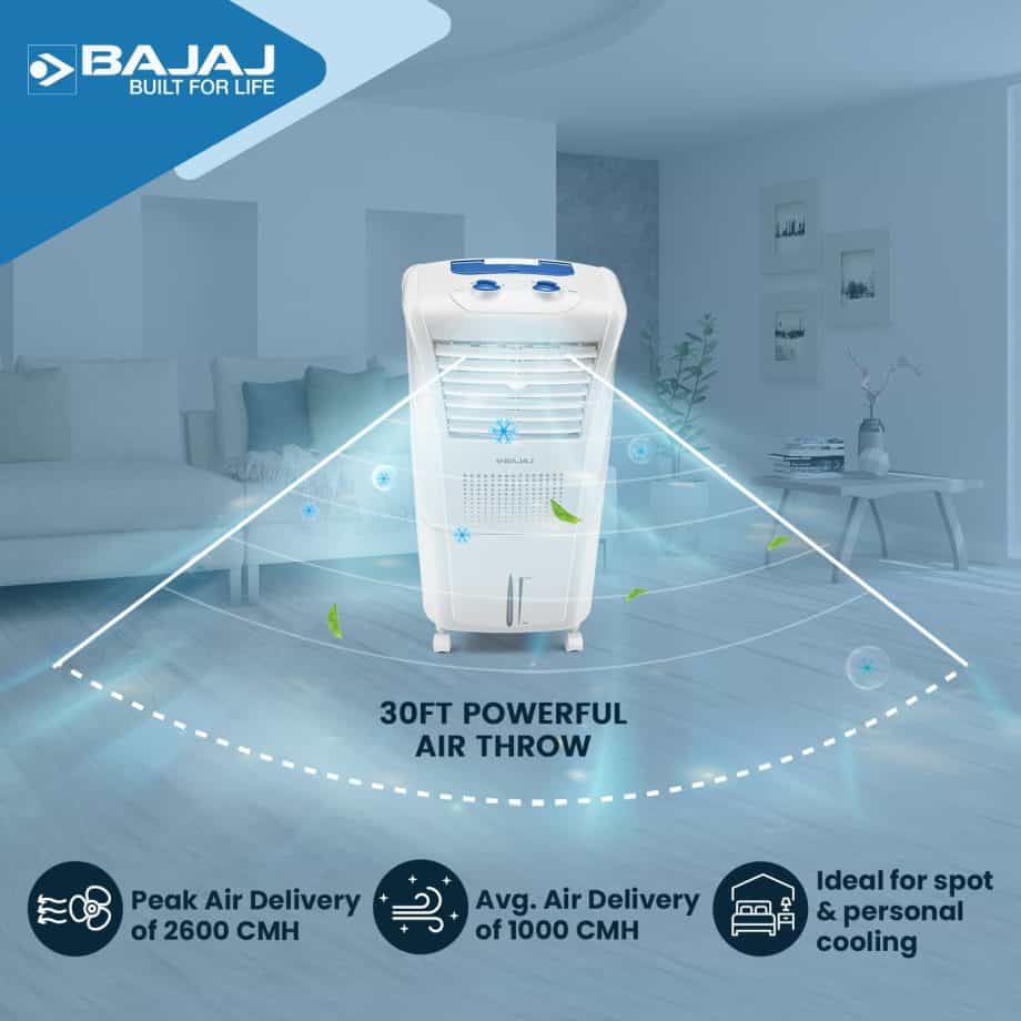 Bajaj Frio New Personal 23L Mini Air Cooler - Online Electronic Store ...